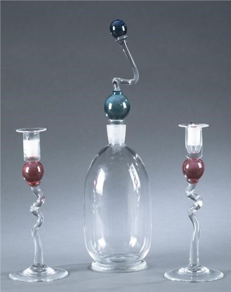Bob Crooks | 3 Bob Crooks glass objects. | MutualArt