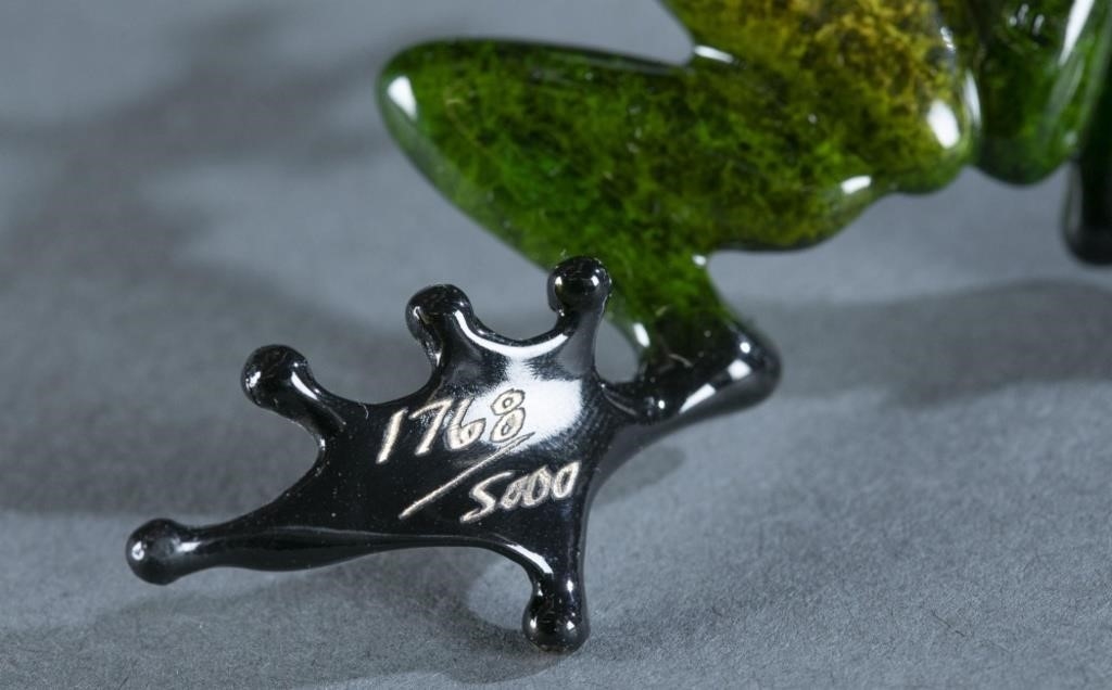 Tim Cotterill | 3 Tim Cotterill bronze frog sculptures. (2009) | MutualArt