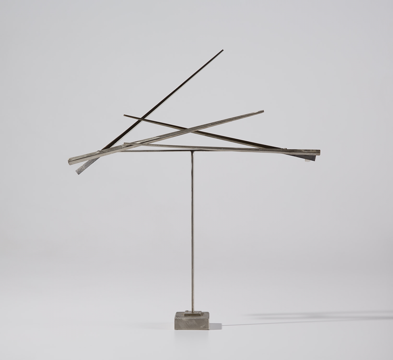 George Rickey | Four Lines in a T II (1982) | MutualArt