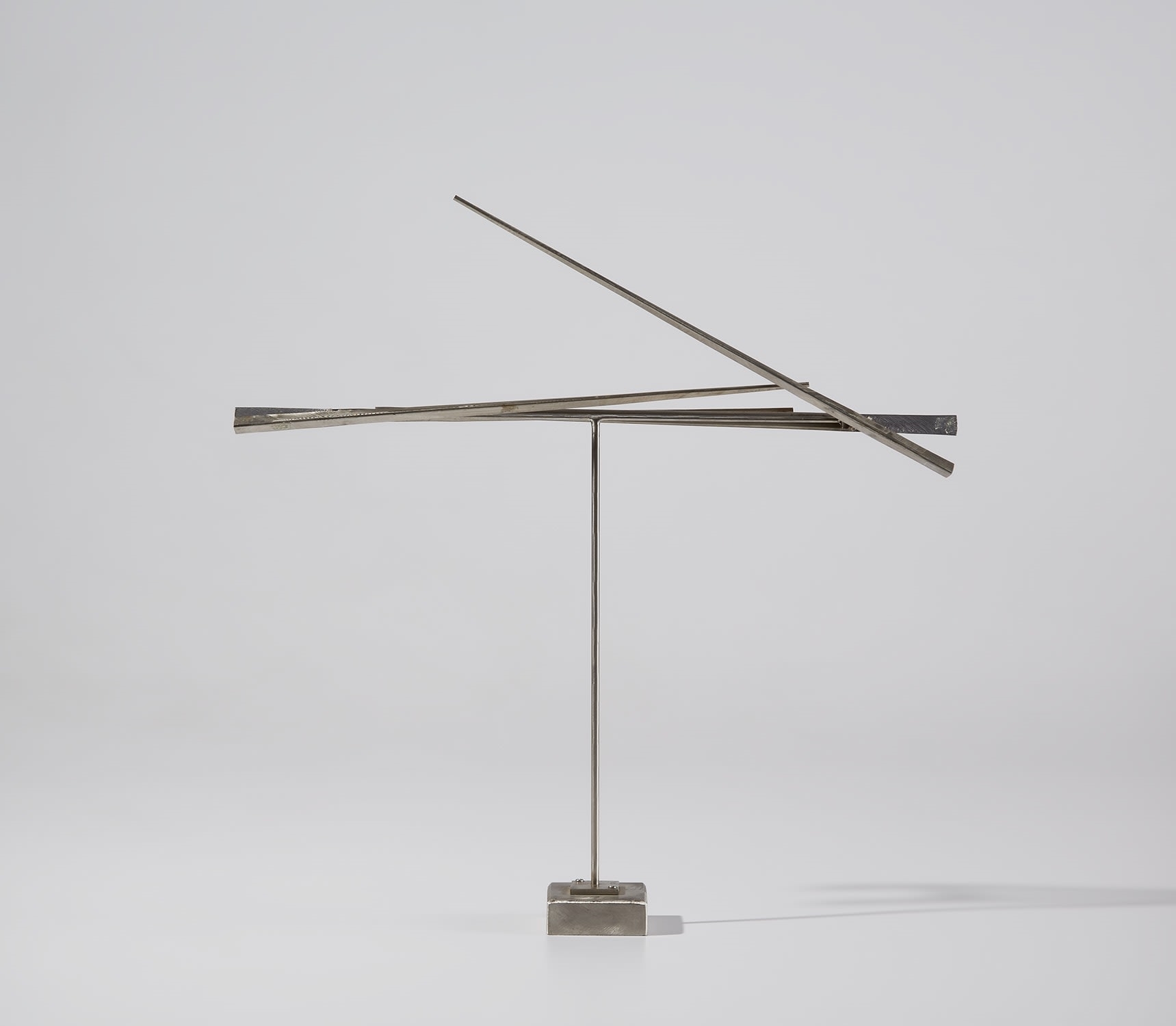 George Rickey | Four Lines in a T II (1982) | MutualArt