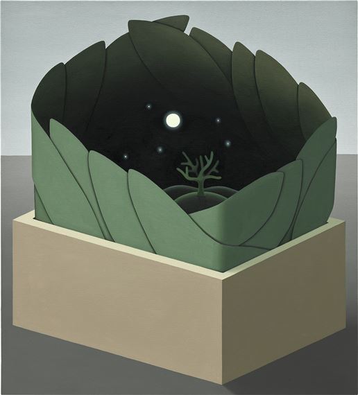 Emily Ludwig Shaffer | Bay Leaf Wrapped Night (2018) | MutualArt