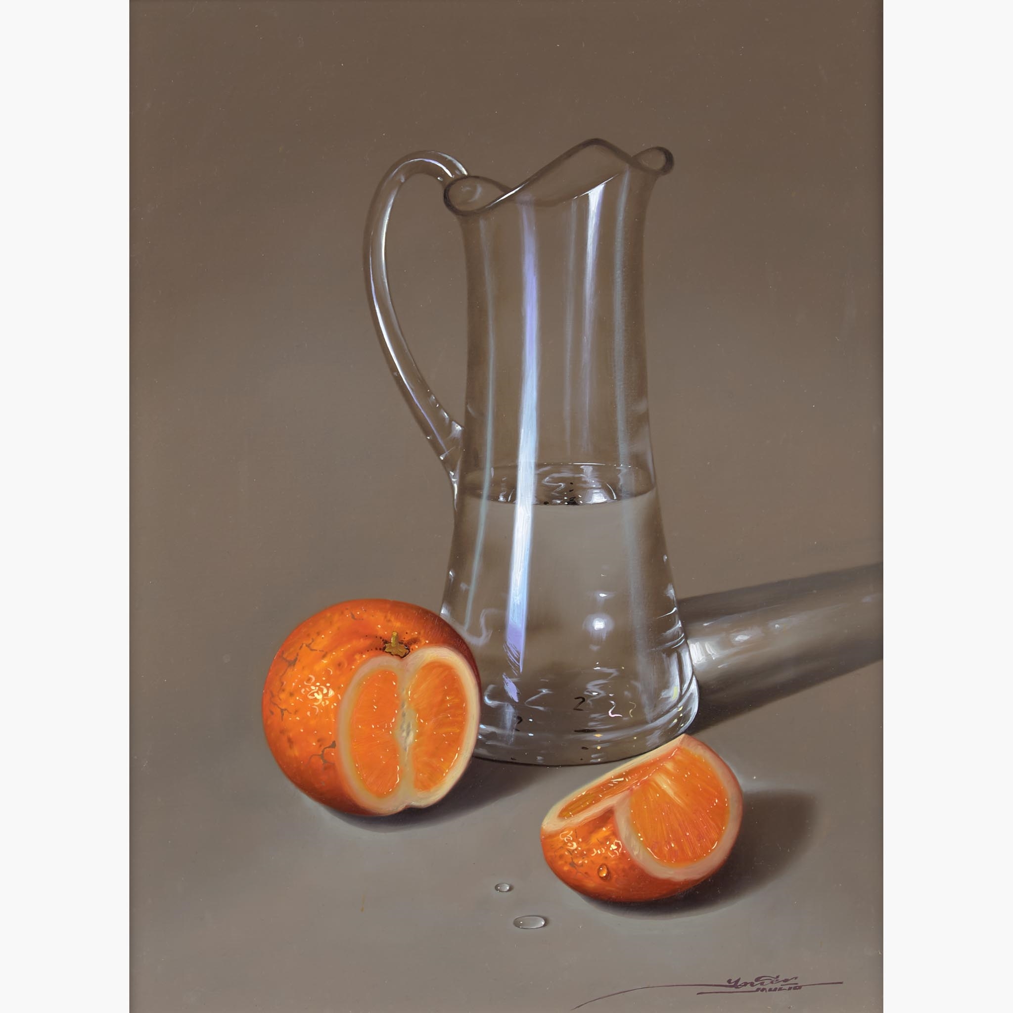 Javier Mulio | CHAMPAGNE GLASS WITH FLOWER | MutualArt