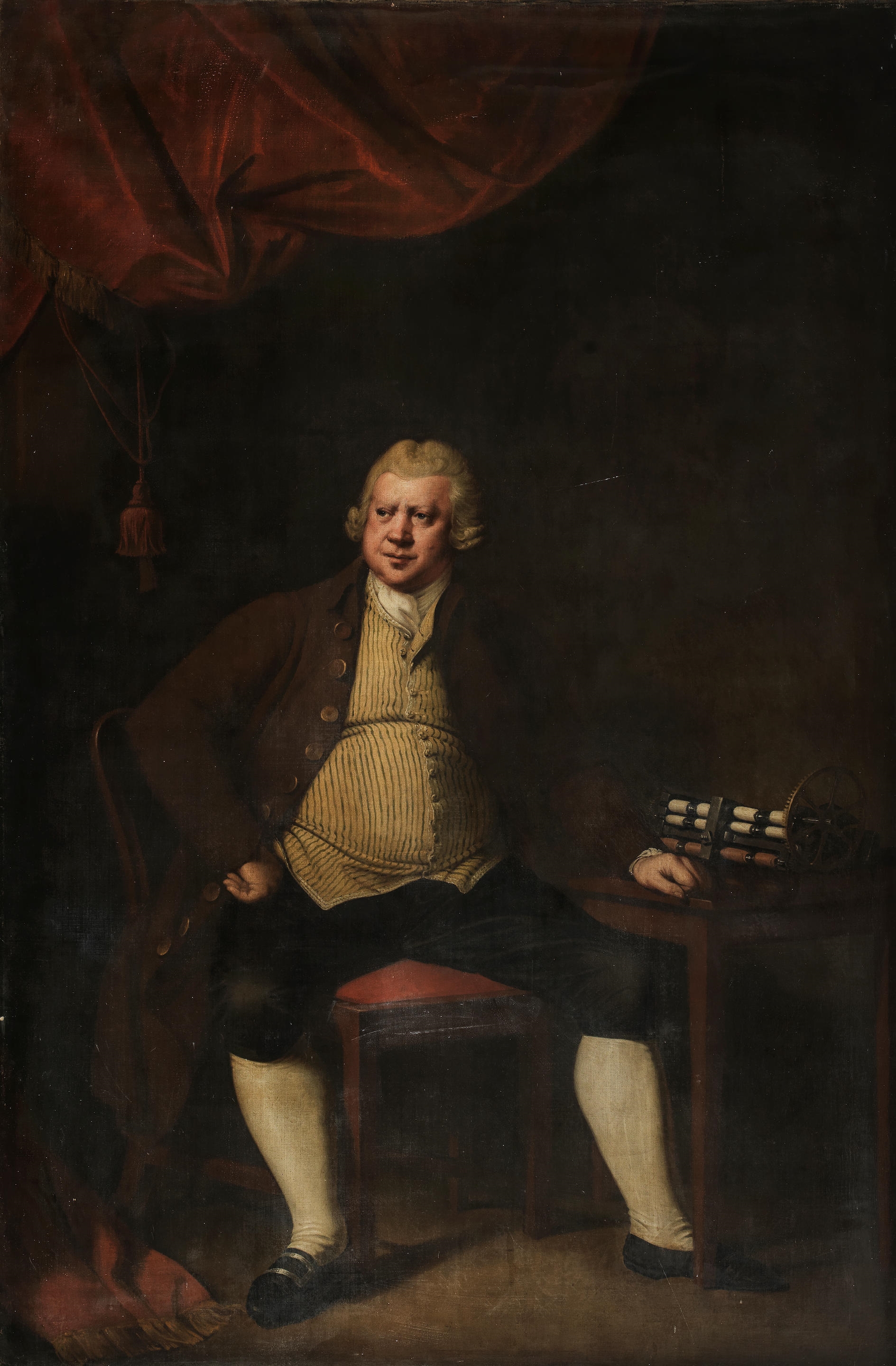 Joseph Wright of Derby | Portrait of Sir Richard Arkwright, full-length ...