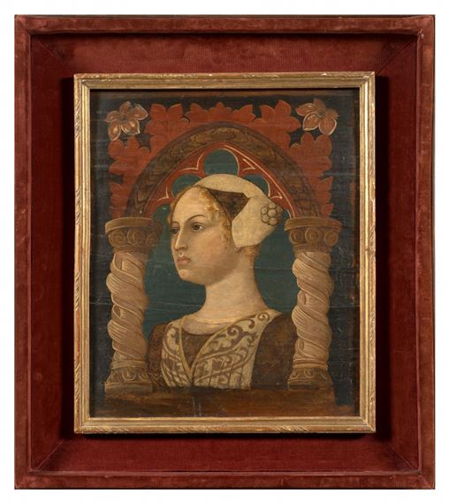 Bonifacio Bembo | Portrait d'une dame de qualité aux cheveux blonds ...