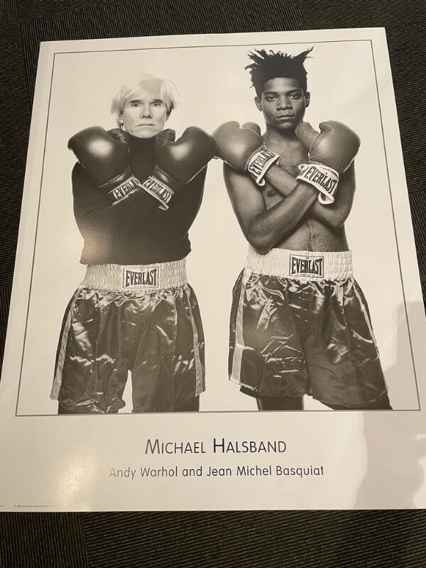 Michael Halsband | Andy Warhol & Jean Michel Basquiat | MutualArt