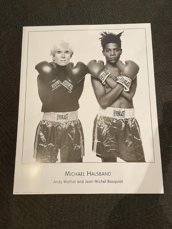 Michael Halsband | Andy Warhol & Jean Michel Basquiat | MutualArt