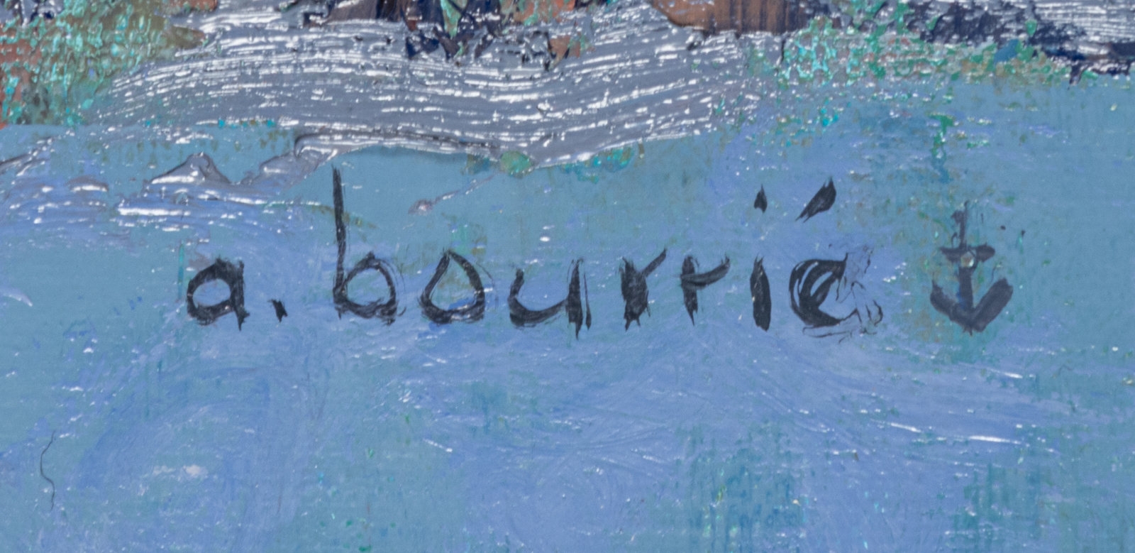 Andre Bourrie | La Rivière à Marée Basse | MutualArt