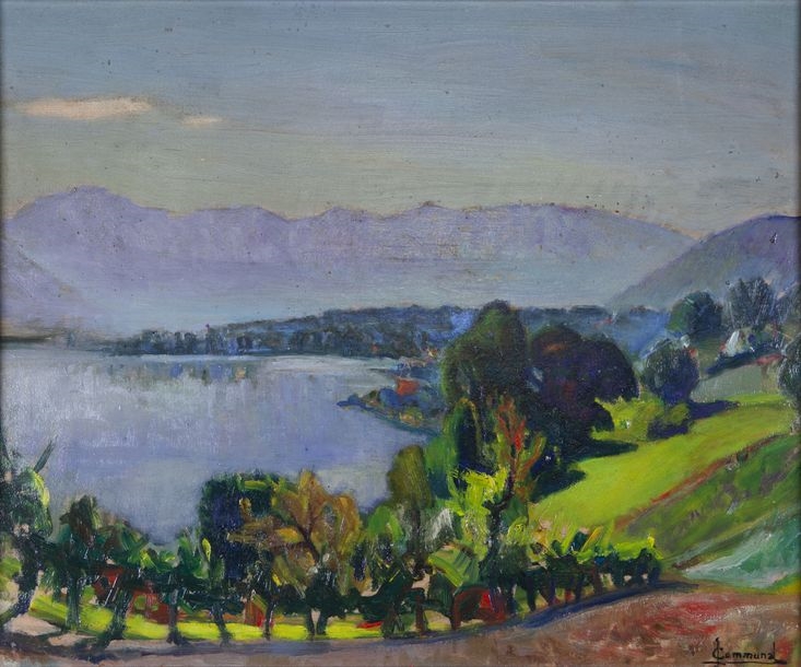 Joseph Victor Communal | Lac du Bourget (1876) | MutualArt