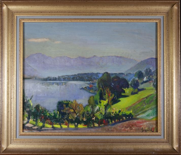 Joseph Victor Communal | Lac du Bourget (1876) | MutualArt