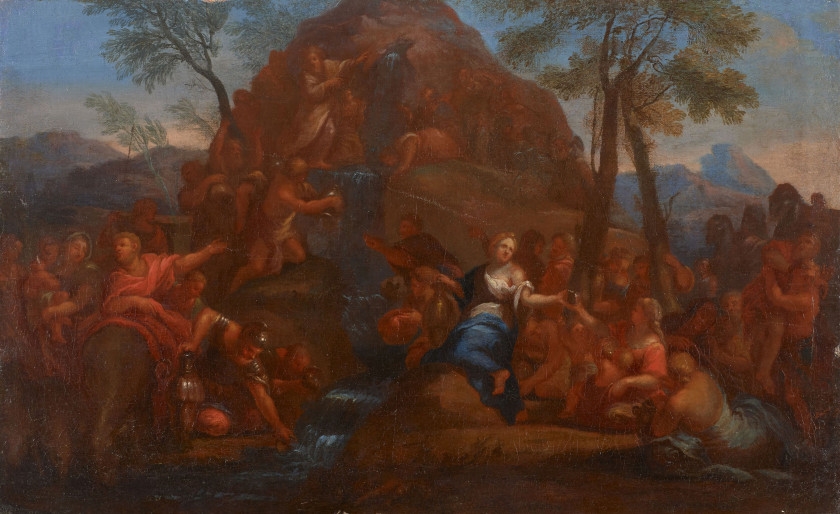 Ciro Ferri | Le frappement du rocher | MutualArt