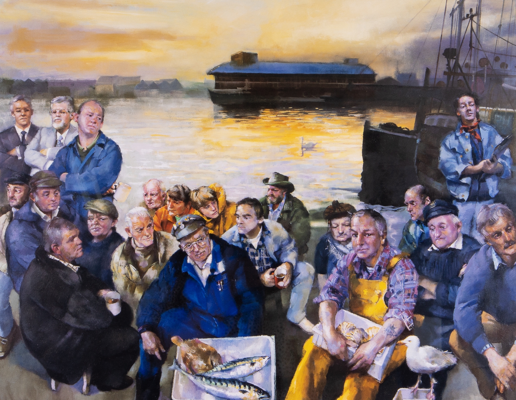 Robert Lenkiewicz | The Barbican Fisherman (2002) | MutualArt