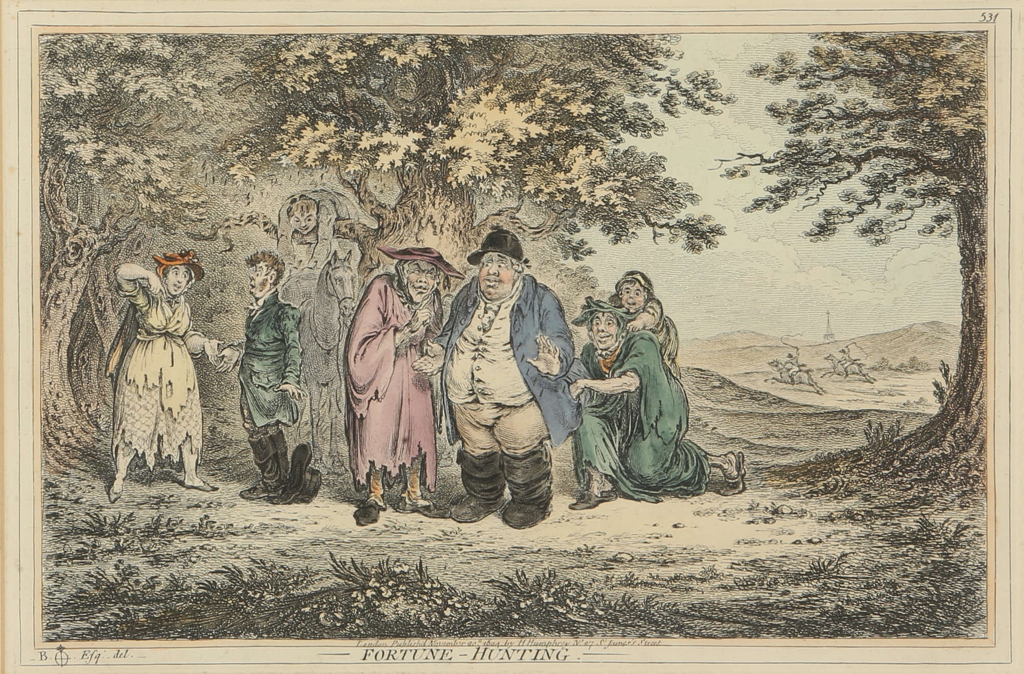 James Gillray | 'Fortune Hunting' | MutualArt
