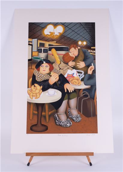 Beryl Cook | Gare Du Nord | MutualArt