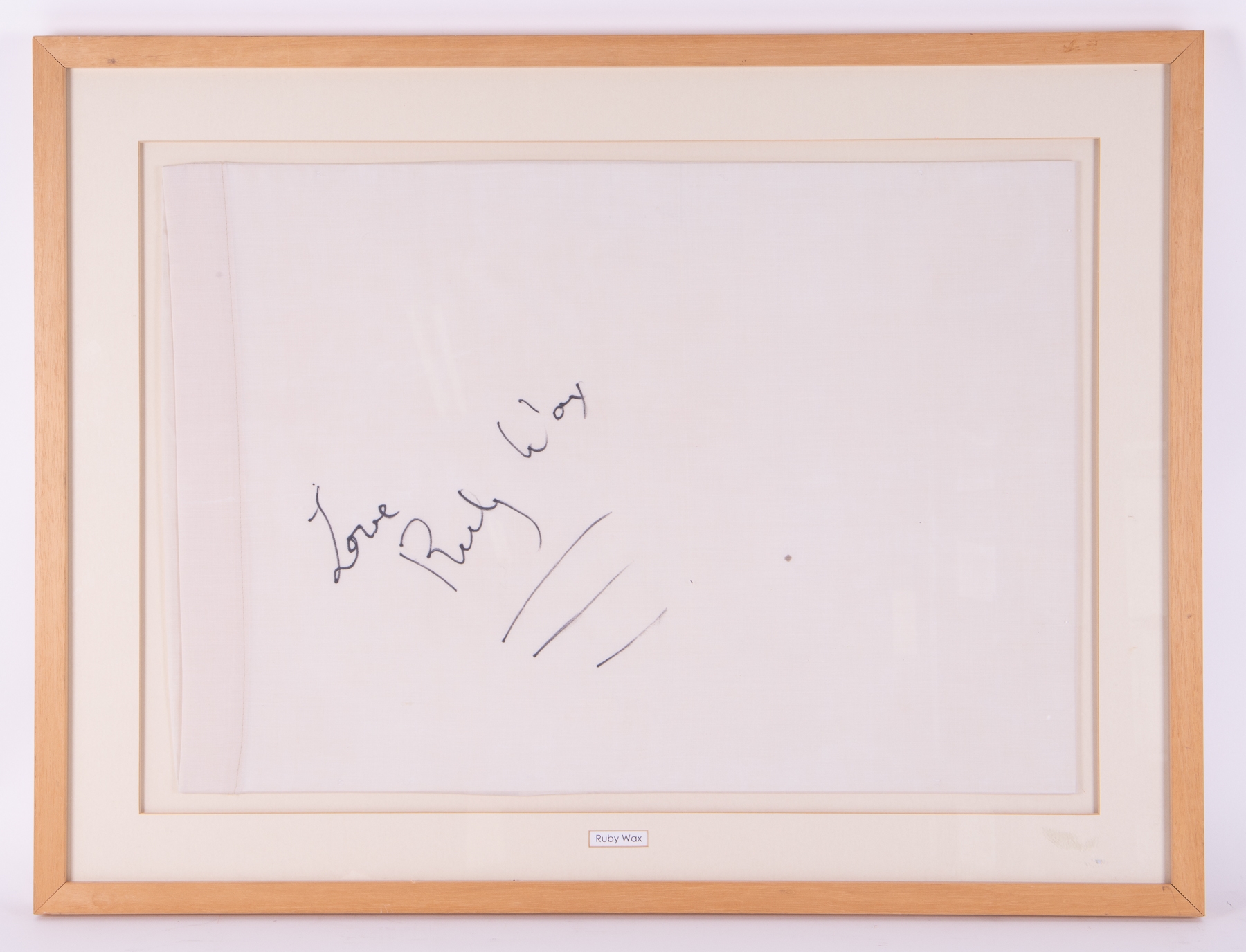 Robert Lenkiewicz | Love Ruby Wax | MutualArt