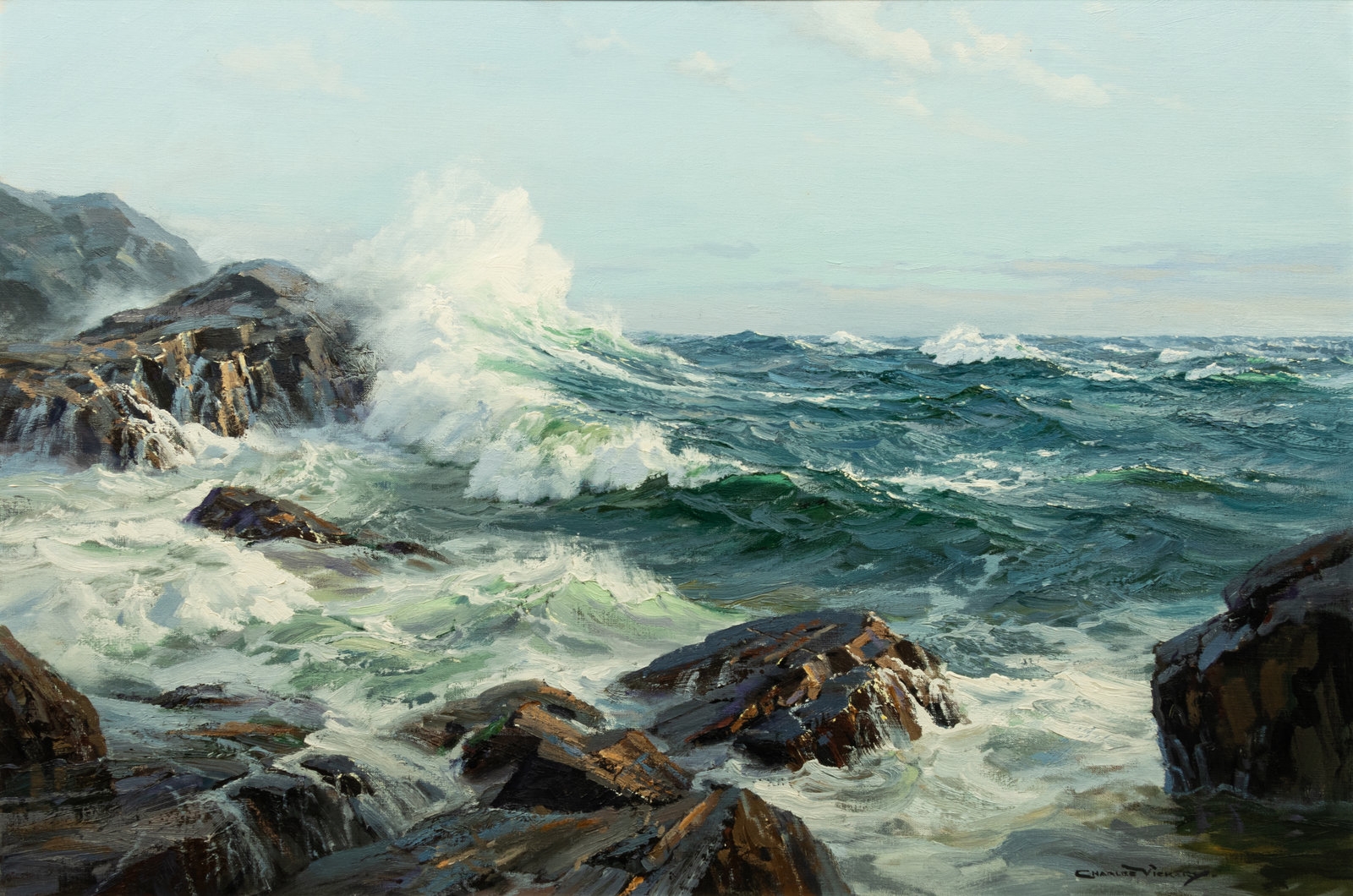 Charles Vickery | The Sea's White Foam | MutualArt