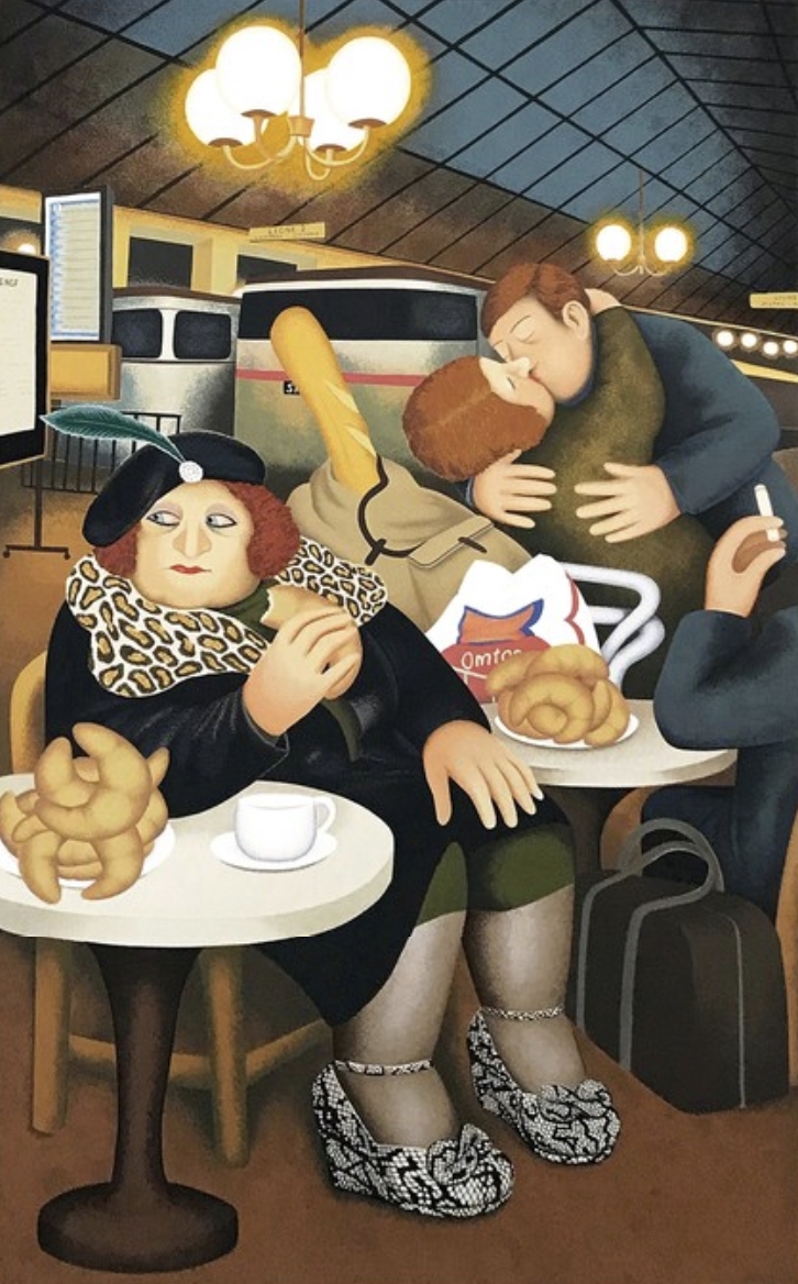 Beryl Cook | Gare Du Nord | MutualArt