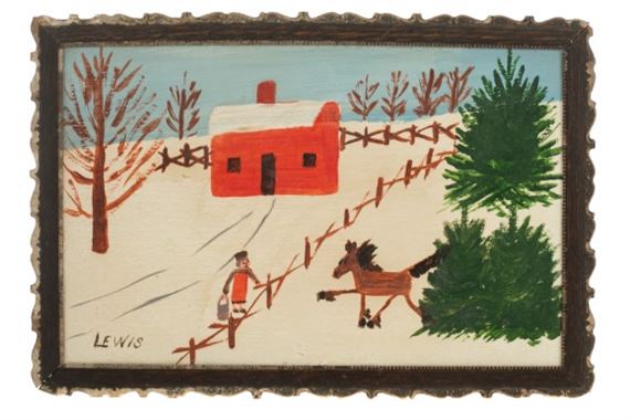 Maud Lewis | Untitled (Farm Scene) | MutualArt