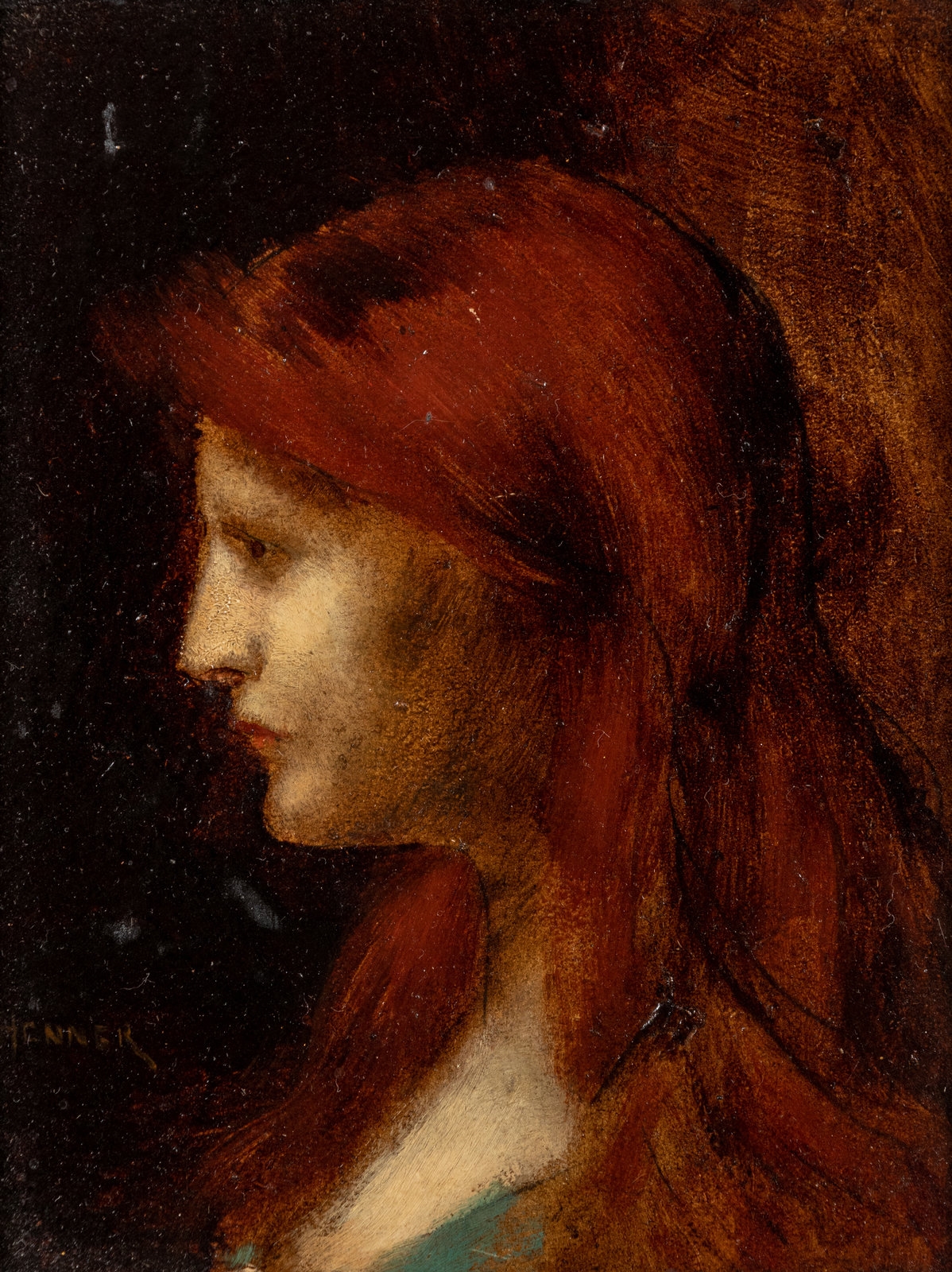 Jean-Jacques Henner | Portrait of a Girl | MutualArt