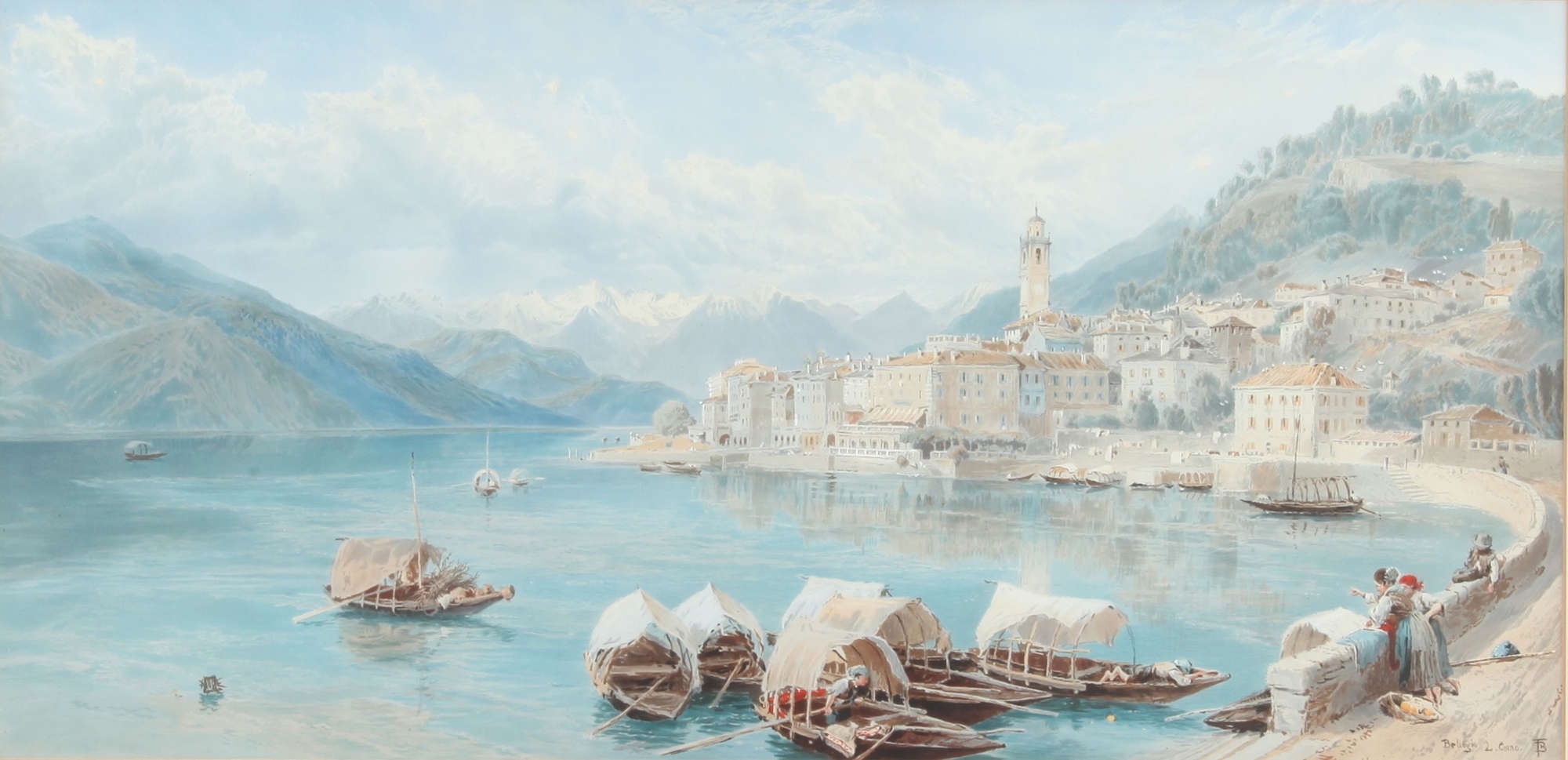 Myles Birket Foster | 'Bellagio, Lake Como' | MutualArt