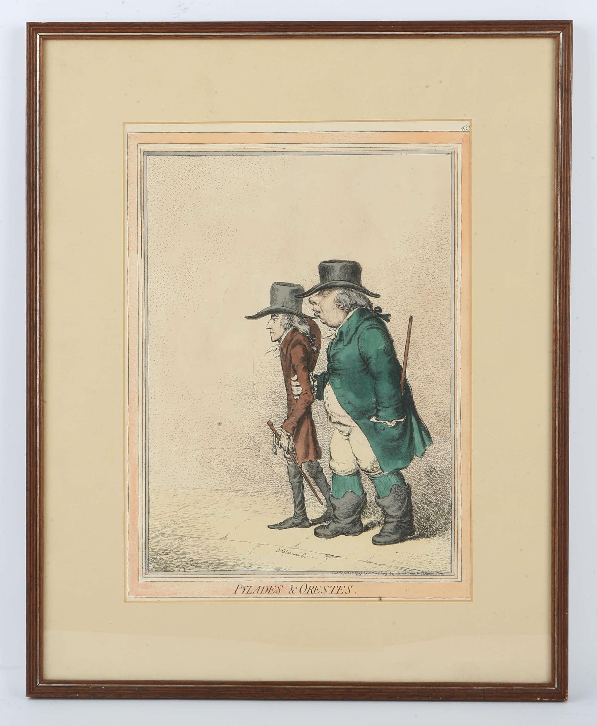 James Gillray | 'Pylades and Orestes' | MutualArt