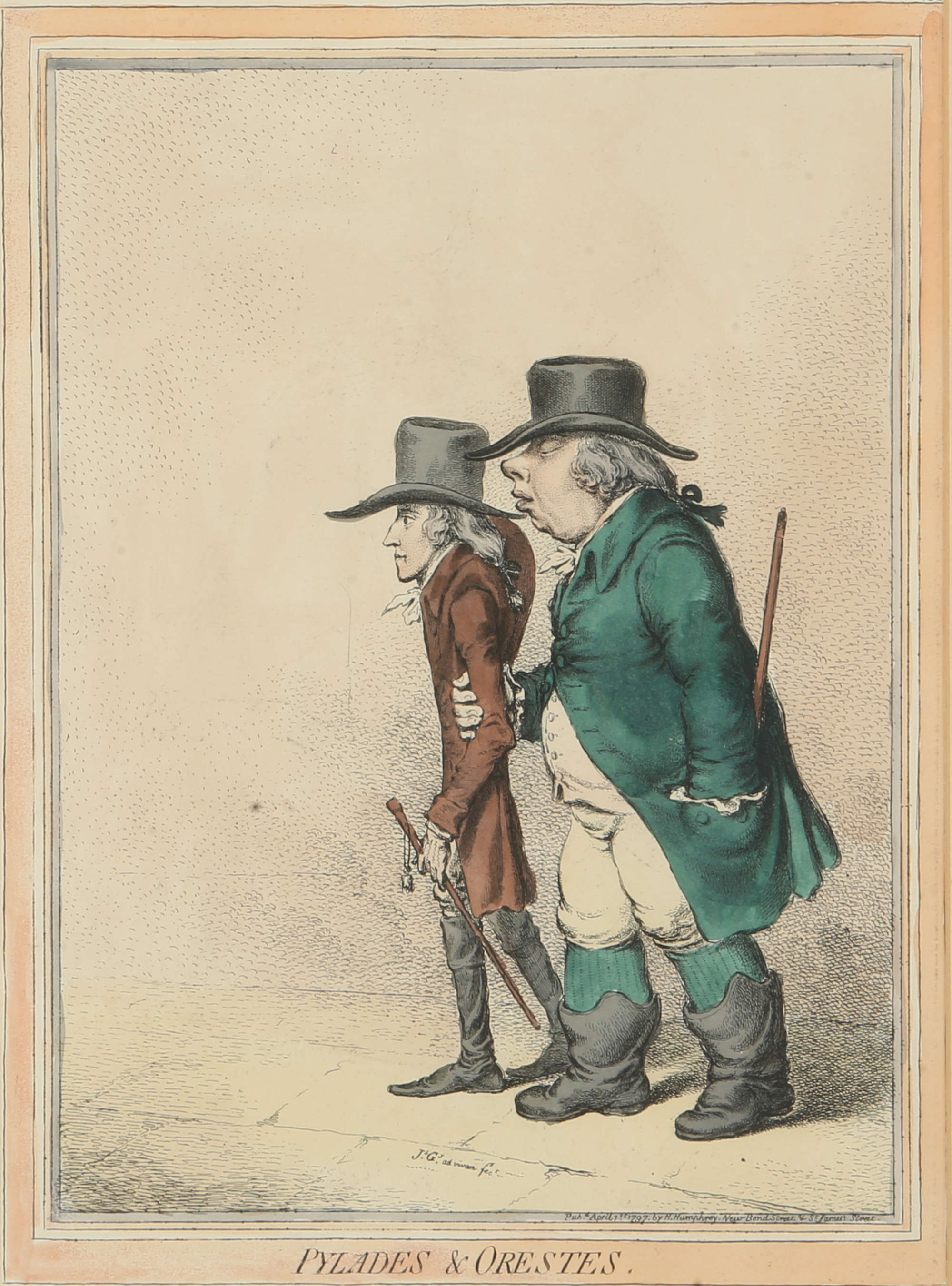 James Gillray | 'Pylades and Orestes' | MutualArt