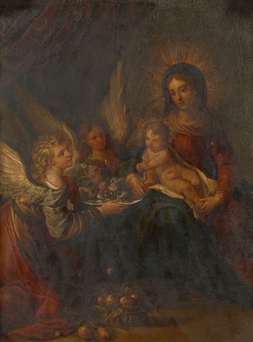 Pieter Lisaert | Le Christ enfant servi par les anges | MutualArt