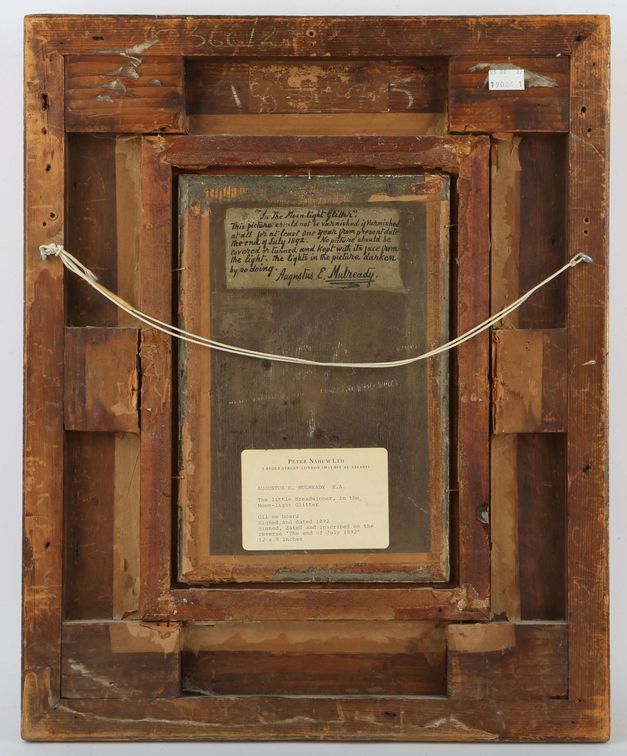 Augustus Edwin Mulready | 'The Little Breadwinner, in the Moonlight ...