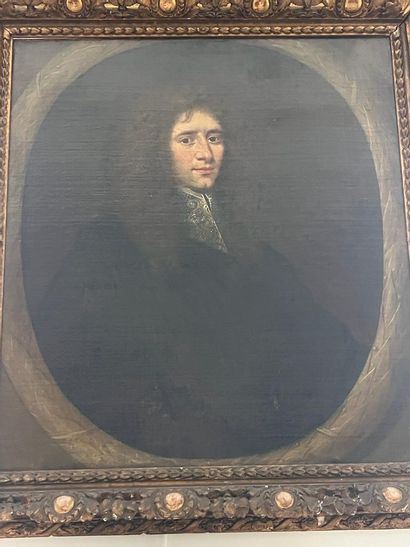 European School, 17th Century | Portrait of a man with a lace jabot ...
