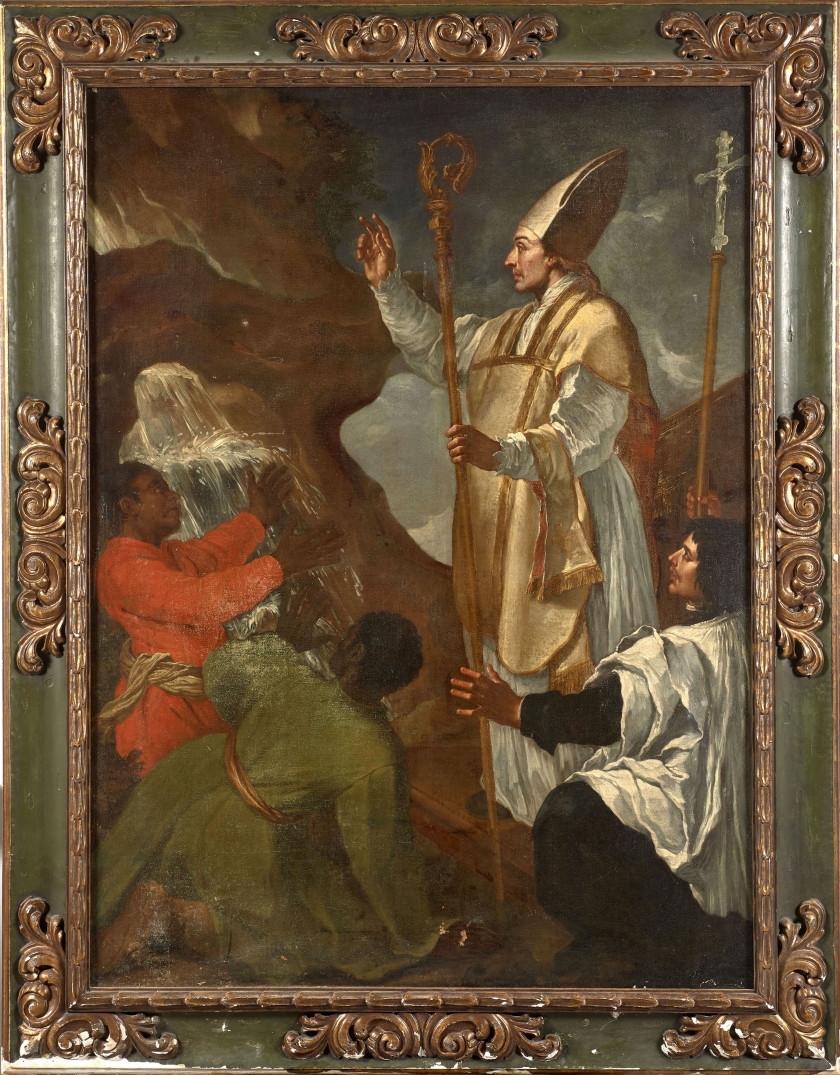 Neapolitan School, 17th Century | Le miracle de Saint Turibe | MutualArt