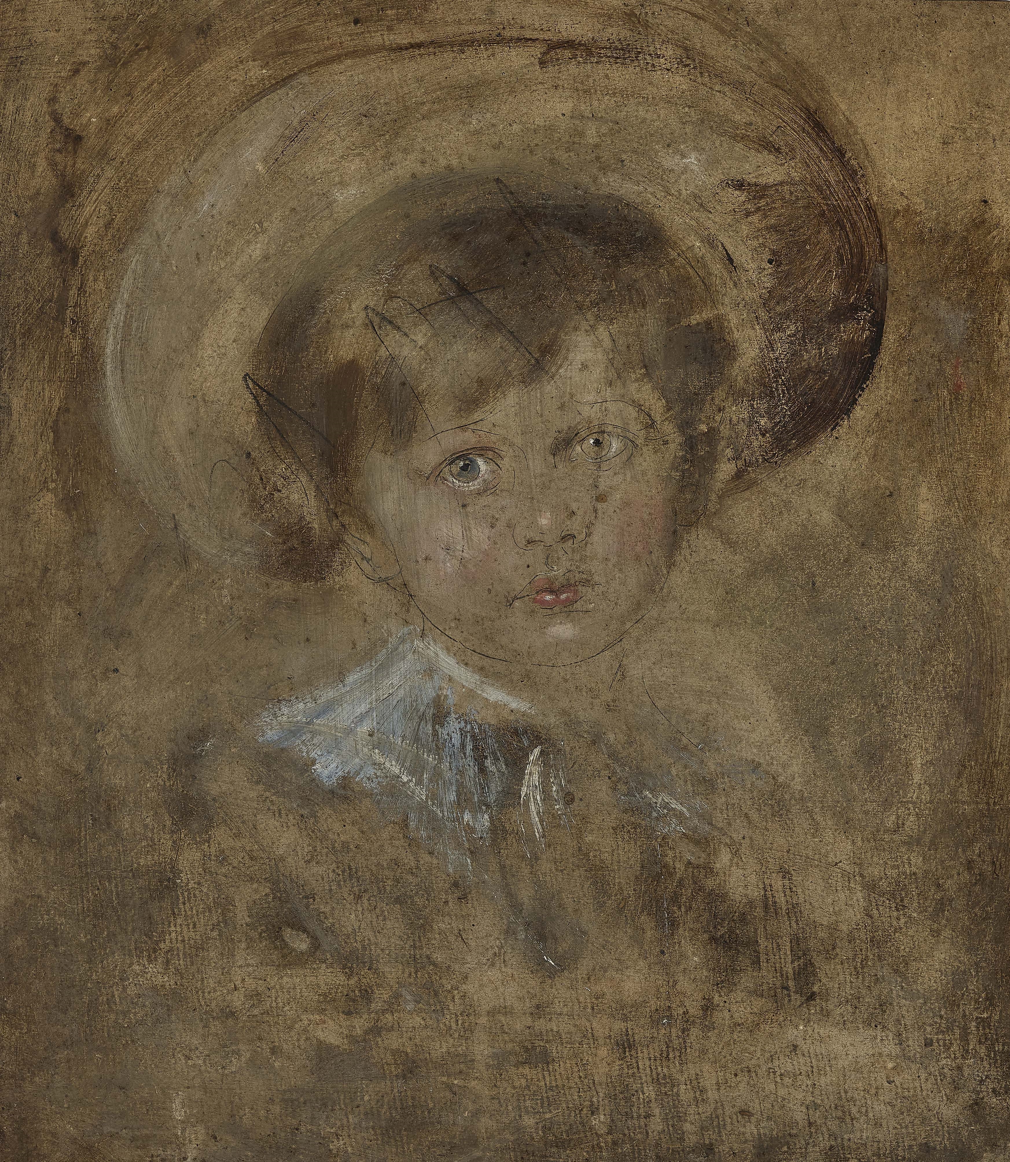Franz Seraph von Lenbach | Portrait of a child | MutualArt