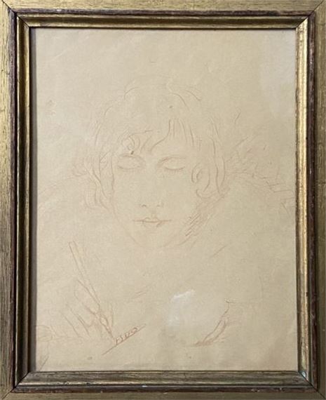 Ferdinand Desnos | Woman writing | MutualArt