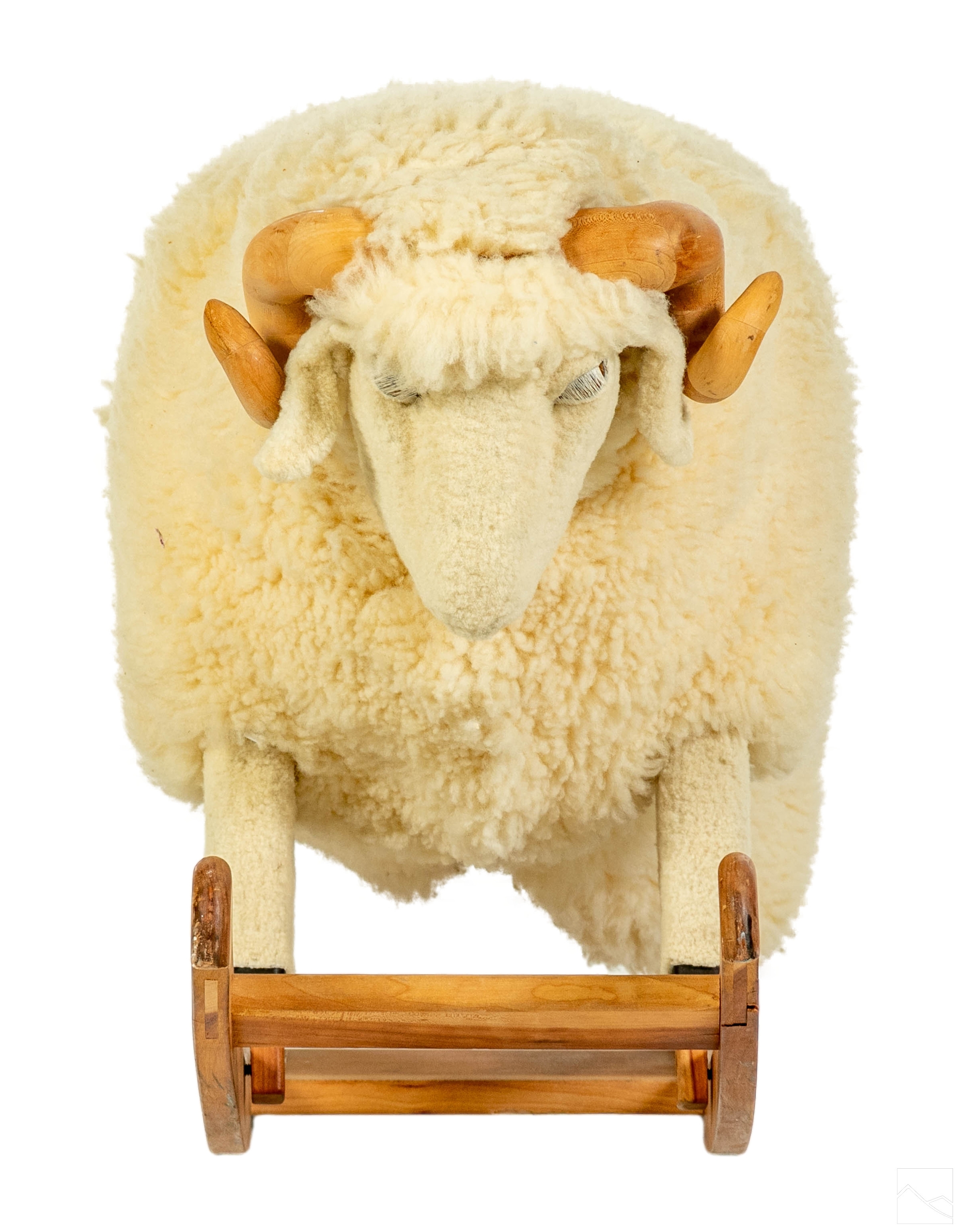 Charleen Kinser Designs | ROCKING HORSE SHEEP CHAIR (1978) | MutualArt