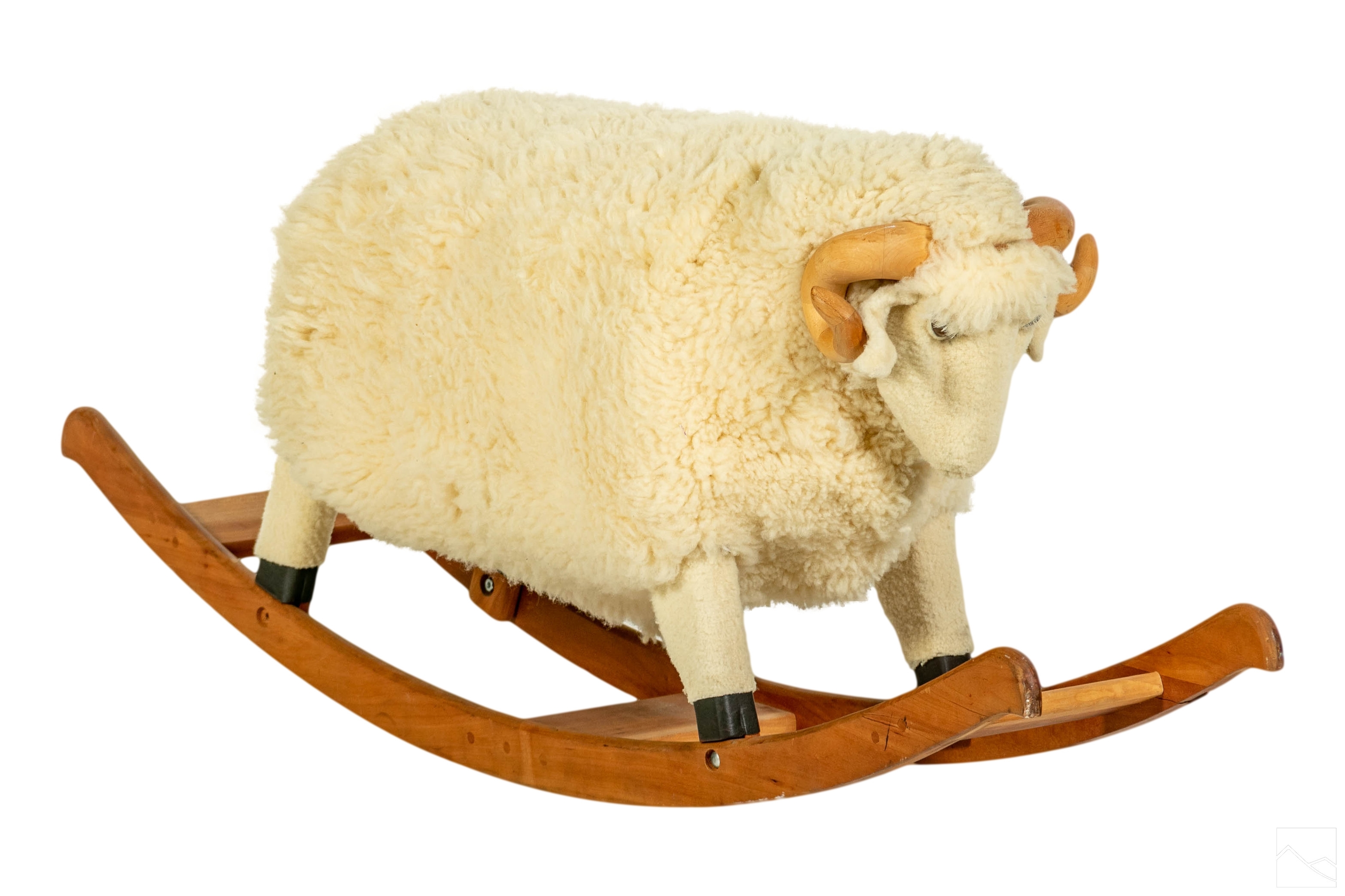 Charleen Kinser Designs | ROCKING HORSE SHEEP CHAIR (1978) | MutualArt