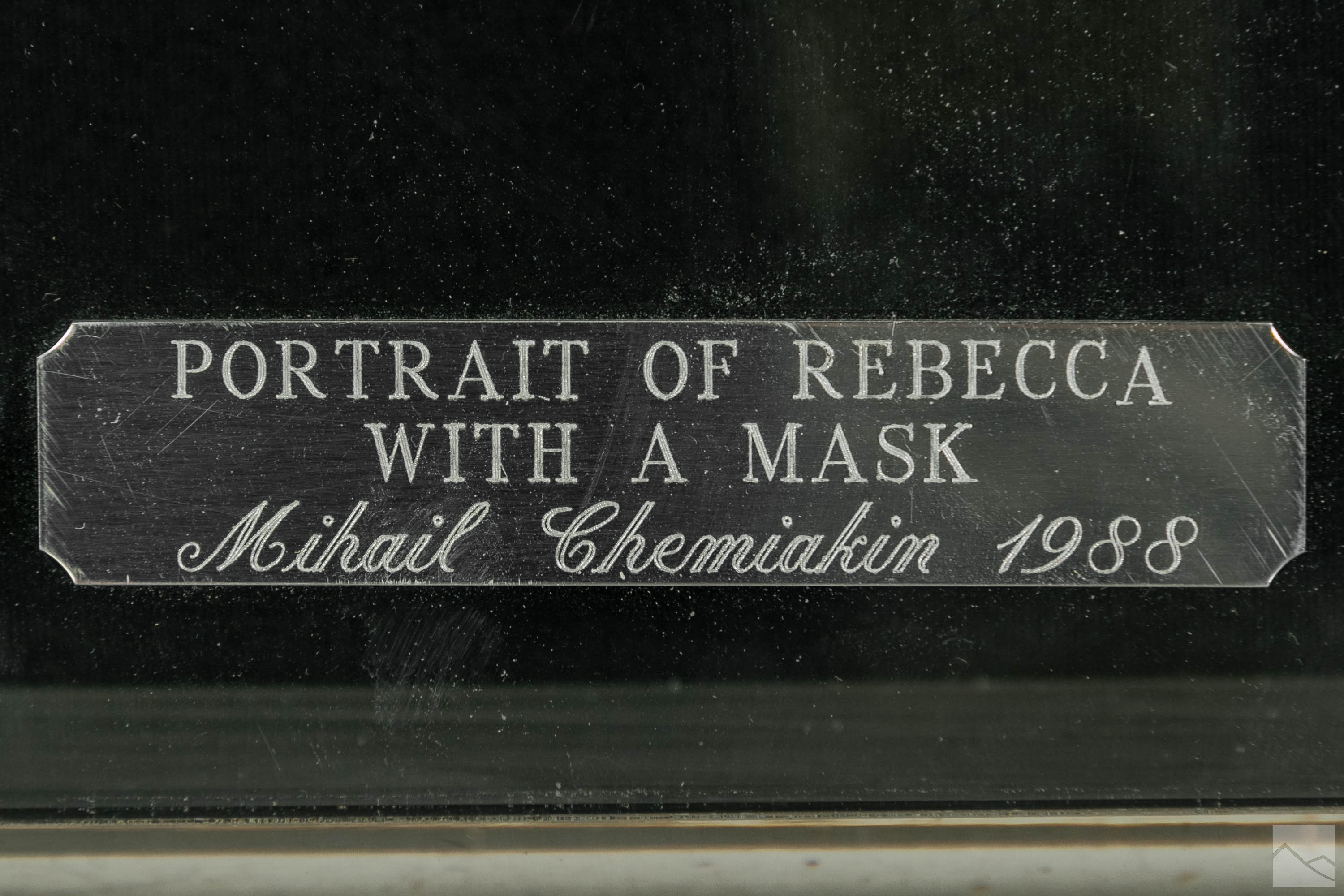 Mikhail Chemiakin | Portrait of Rebecca with Mask | MutualArt