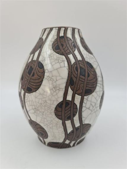 Charles Catteau | Boch Keramis art deco stoneware vase in the ...