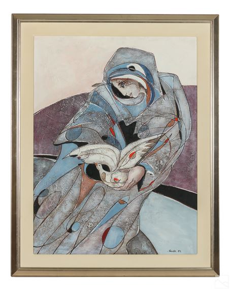 Jean-Claude Gaugy | Femme en Bleu | MutualArt