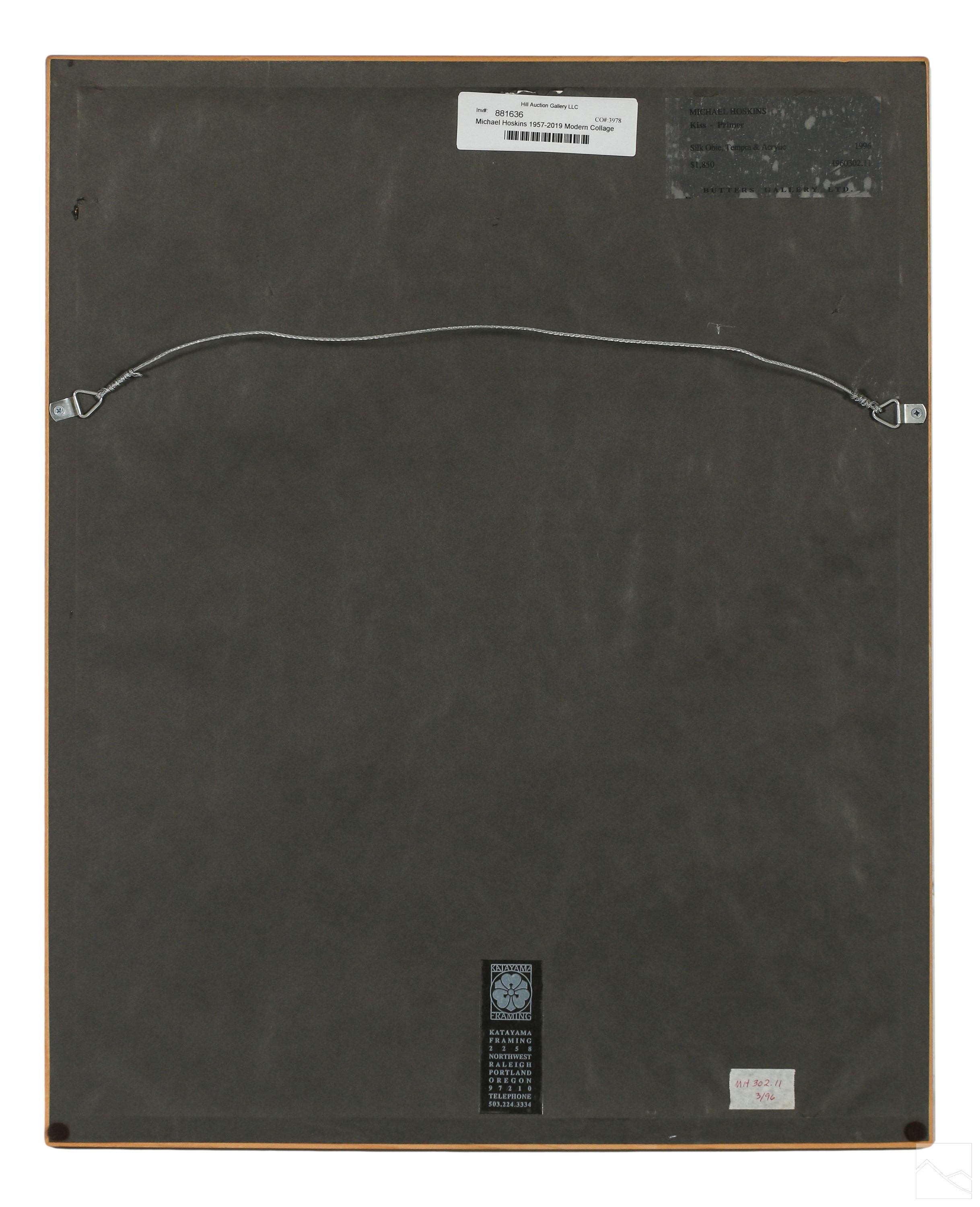 Michael Hoskins | Kiss - Primer. (1996) | MutualArt