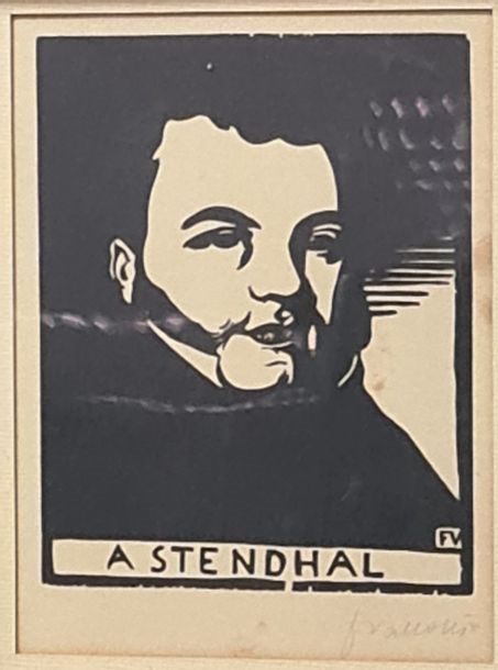 Félix Vallotton | Lithograph with the portrait of STENDHAL | MutualArt