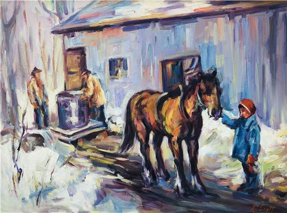 Adam Sheriff-Scott | Winter Scene | MutualArt