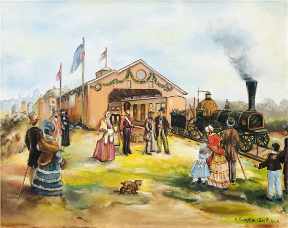 Adam Sheriff-Scott | Le centenaire du chemin de fer | MutualArt