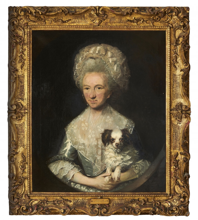 Katherine Read | Portrait de femme avec son chien | MutualArt