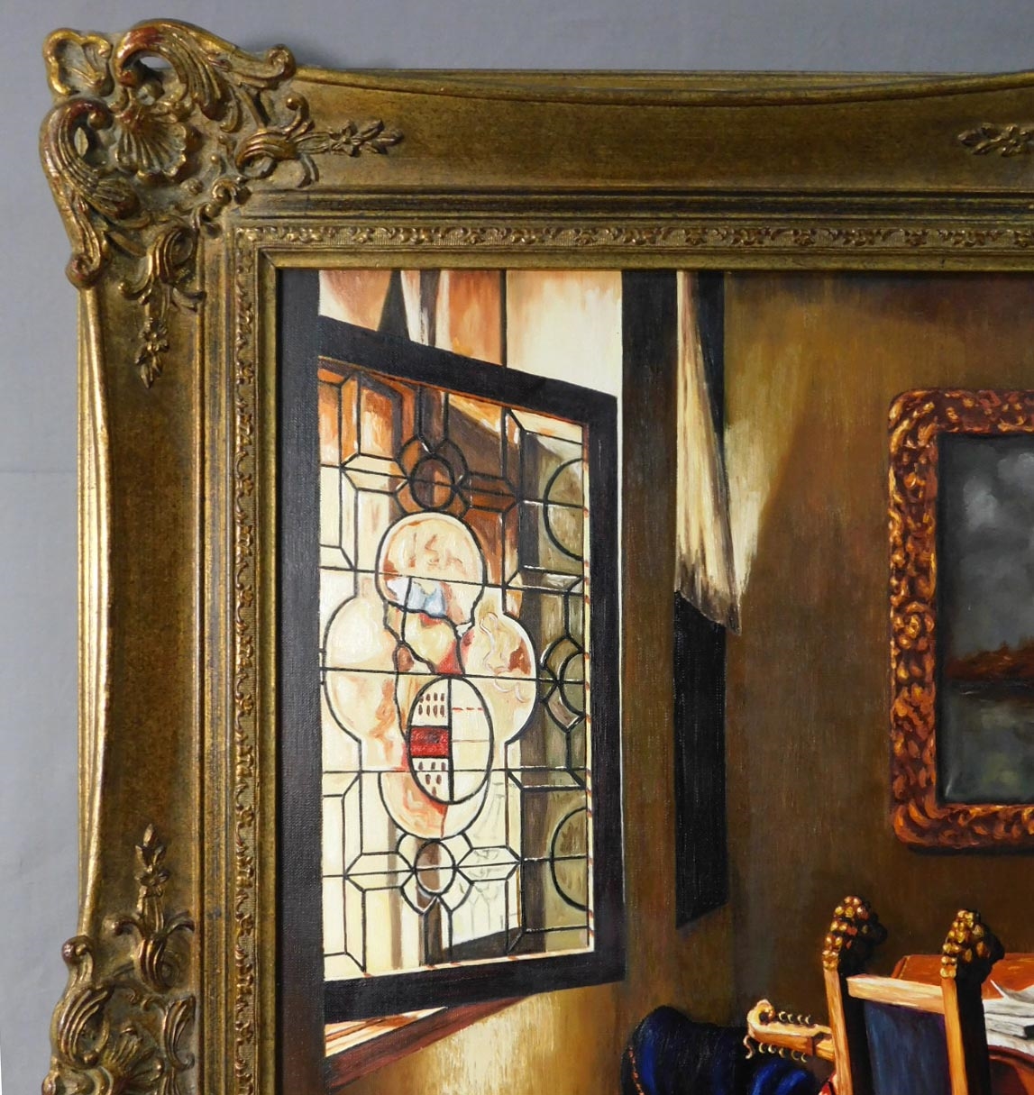 Jan Vermeer | Herr und Dame beim Wein | MutualArt