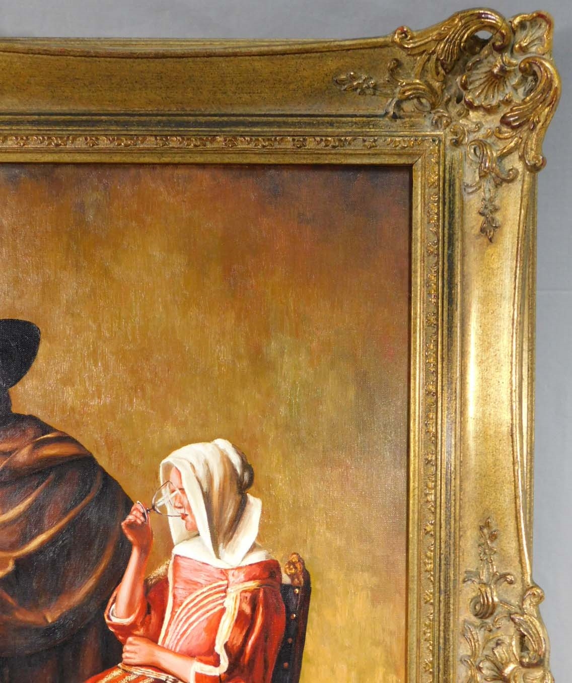 Jan Vermeer | Herr und Dame beim Wein | MutualArt