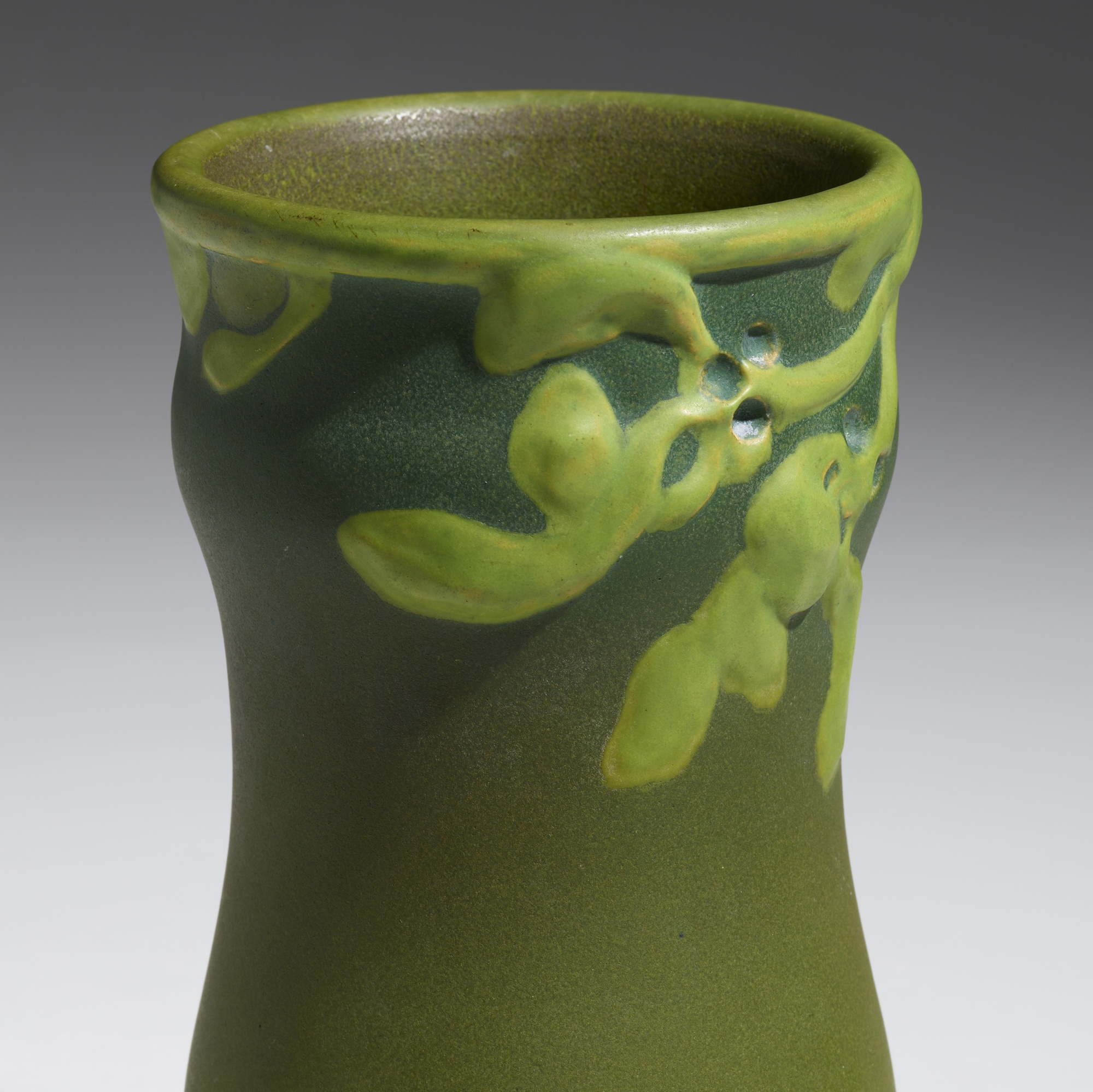 Albert Robert Valentien | Exceptional vase with mistletoe (1911 - 1914 ...
