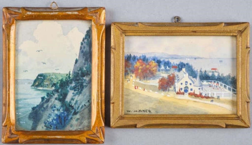 Willard Morse Mitchell | 'Manoir Richelieu Hotel'; 'Cape Trinity Rock ...