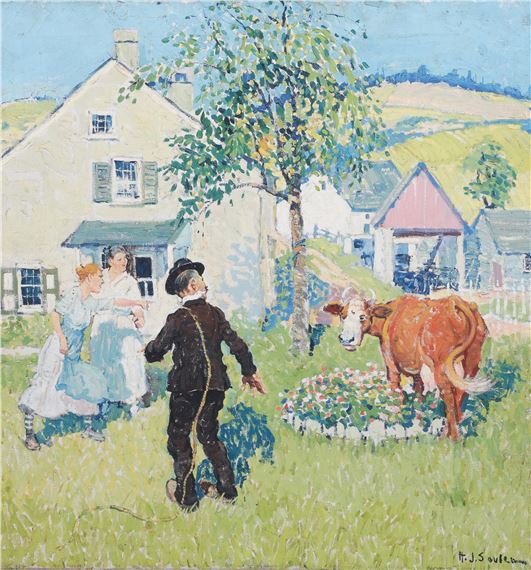 Henry James Soulen | Saturday Evening Post Illustration, depicting a ...