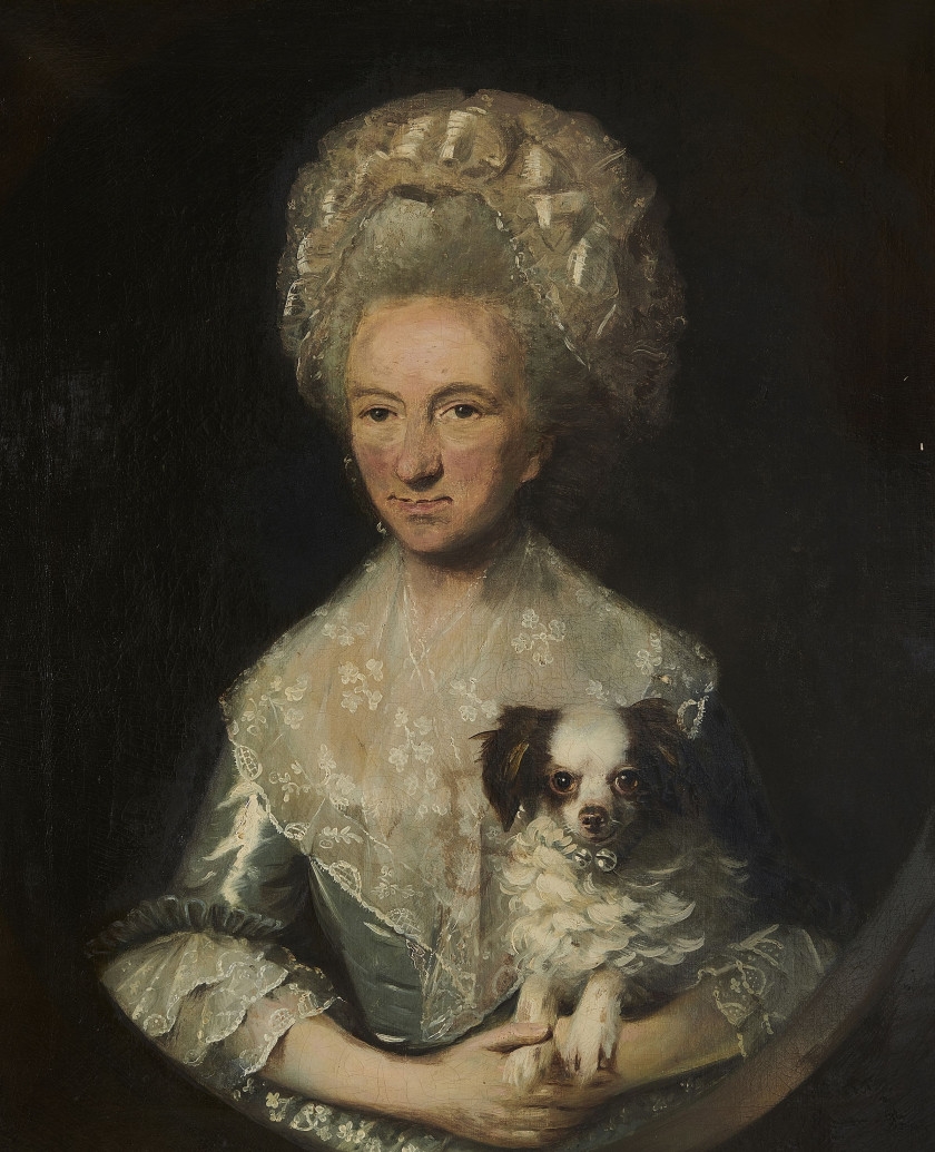 Katherine Read | Portrait de femme avec son chien | MutualArt