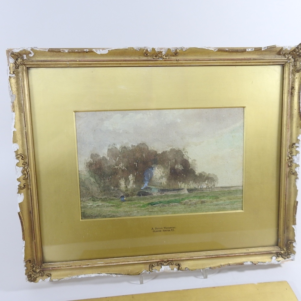 Claude Hayes | a Dutch waterway | MutualArt