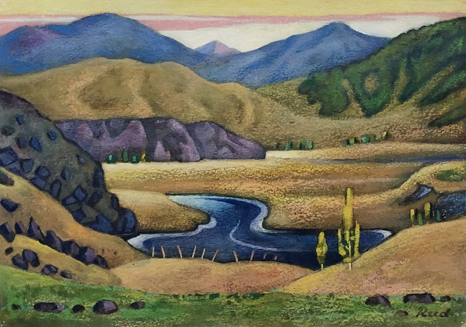 William James Reed | Central Otago Landscape | MutualArt