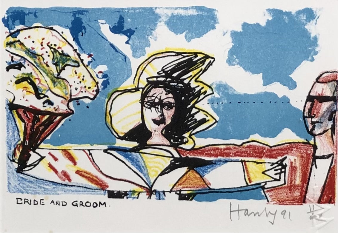 Pat Hanly | Bride and Groom (1991) | MutualArt